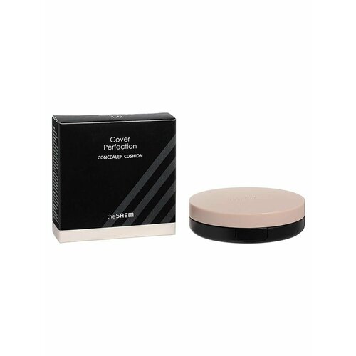 Консилер-кушон для лица, 12 гр, Cushion - Cover Perfection Concealer Cushion 1.0 Clear Beige, THE SAEM