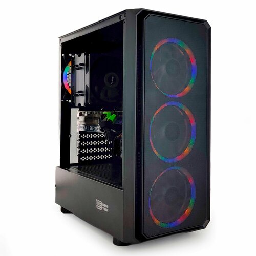 Игровой PC юкомс i7 11700KF, RTX 4060 8GB, HDD 1TB, SSD 240GB, 16GB DDR4, БП 500W, win 10 pro, Black game case