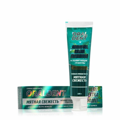 Зубная паста DEFANCE Oraldent Active Gel Extra Freshmint мятная свежесть 120