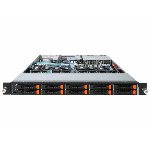 Серверная платформа Gigabyte R181-NA0/1U/2x3647/ 24xDDR4-2933 MHz RDIMM/LRDIMM/ 10x2.5"
