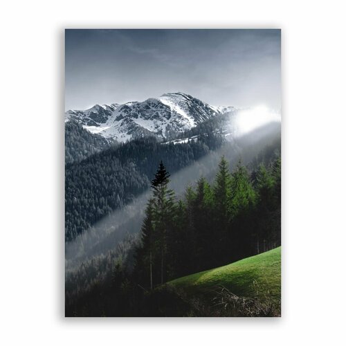 Постер, плакат на бумаге / Природа Австрии - Пейзаж / Размер 40 x 53 см
