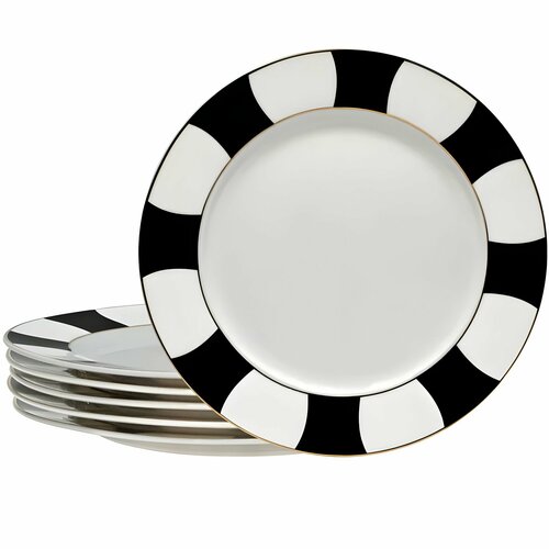 Набор тарелок 2 шт сервировочных обеденных 27 см набор посуды на 2 персоны Lenardi Жаклин, фарфор, столовые мелкие, закусочные