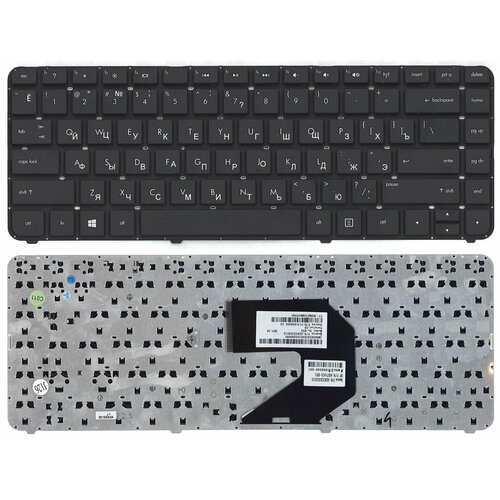 Клавиатура для HP Pavilion G4-2100 черная без рамки