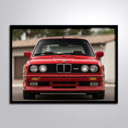 Постер в раме/Интерьер/Авто/1987 BMW E30 M3 Ретро