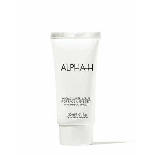 Alpha-h скраб для лица и тела Micro Super Scrub for face and body with bamboo extract 30ml