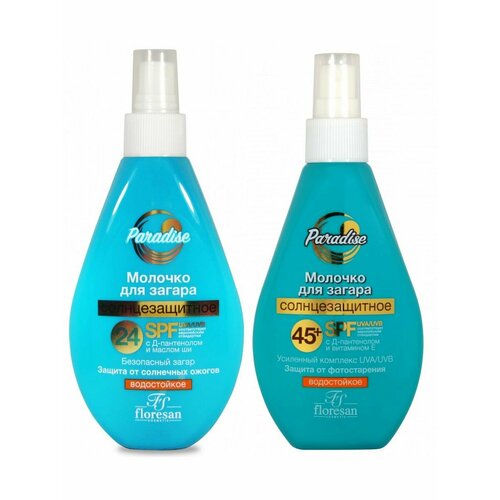 Floresan Солнцезащитное молочко для загара SPF 24 и SPF 45+