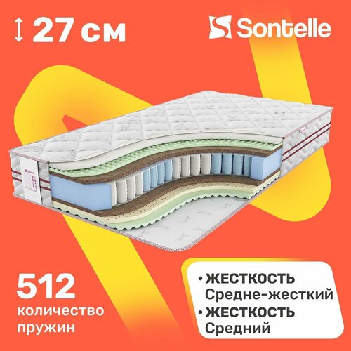 Матрас с независимыми пружинами Sontelle LeGross Klart 80x200