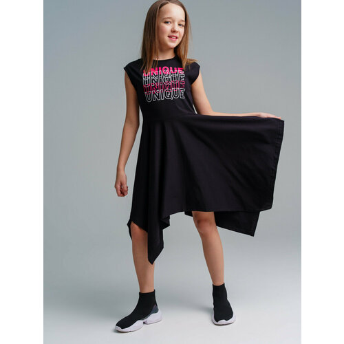 Платье playToday, размер 152, черный