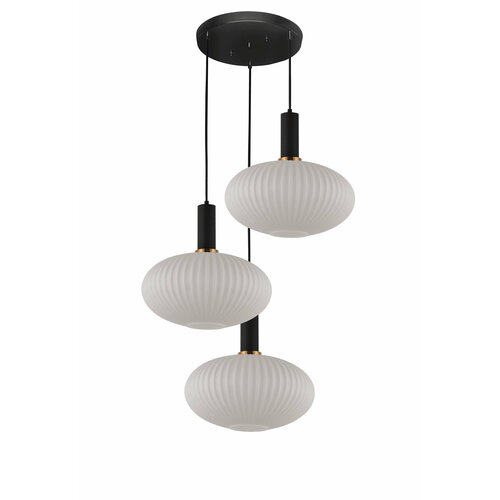 Подвесной светильник Lumina Deco Floril LDP 1216-3 WT+BK