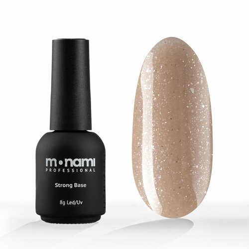 Базовое покрытие для гель-лака Base Monami Strong Hazel Shine 8 г