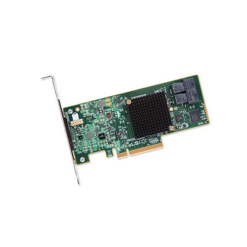 Raid-контроллер Broadcom 9341-8i SGL (LSI00407 / 05-26106-00) PCIe 3.0 x8 LP, SAS/SATA 12G, RAID 0,1,5,10,50, 8port(2*int SFF8643), 3008ROC,