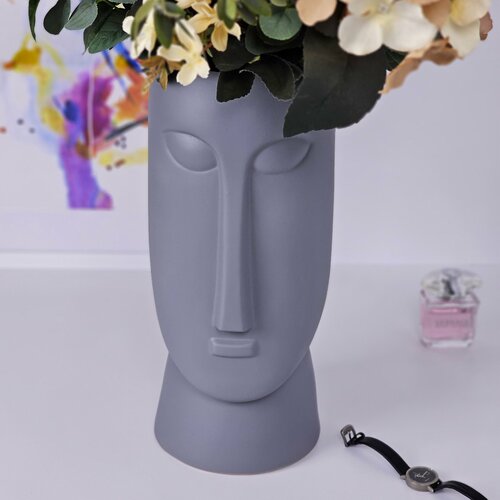 Декоративная ваза-кашпо из керамики "будда 31см"