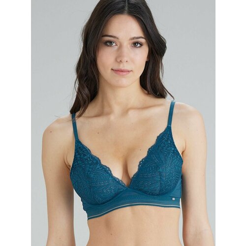 Бюстгальтер Pretty Polly, размер 36E, бирюзовый
