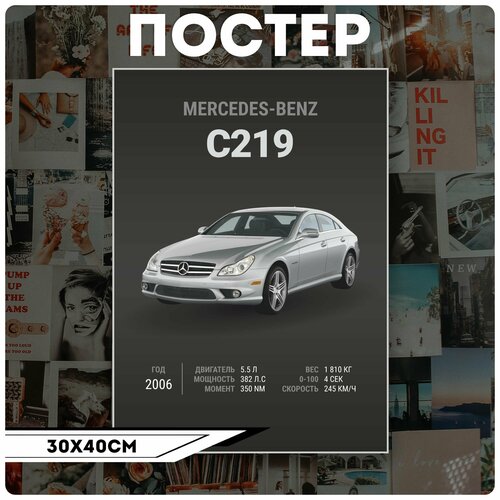 Постеры на стену Авто Mercedes-Benz C219