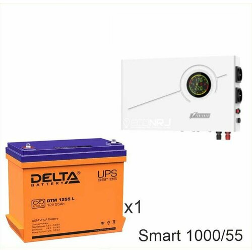 ИБП Powerman Smart 1000 INV + Delta DTM 1255 L