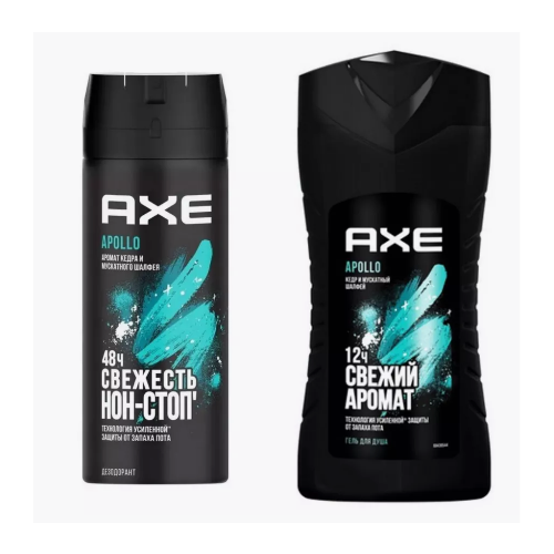 Дезодорант AXE Apollo 150 мл + гель для душа AXE Apollo 250 мл