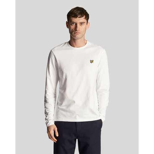 Лонгслив Lyle & Scott, размер S, белый