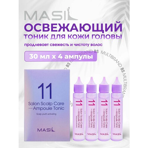 Masil Освежающий ампульный тоник для кожи головы Masil 11 Salon Scalp Care Ampoule Tonic