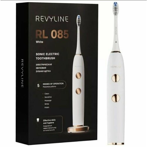 Электрическая зубная щетка Revyline RL 085 White, белая