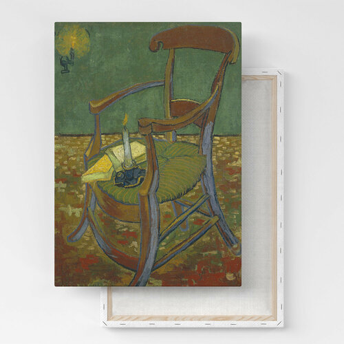 Картина на холсте, репродукция / Ван Гог - Кресло Гогена / Размер 60 x 80 см