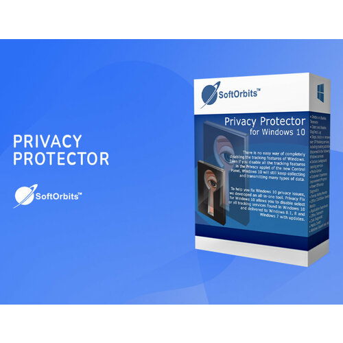 SoftOrbits Privacy Protector for Windows 10 (Отключение слежки для Windows 10) [Цифровая версия]