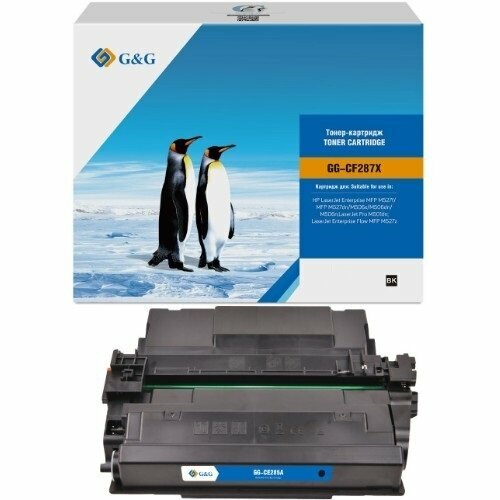 Картридж лазерный G&G GG-CF287X черный (18000стр.) для HP LJ M501/M506dn/M506n/M506x/n/dn, MFP M527z/f/dn