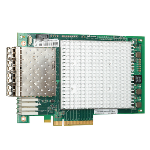 Qlogic Сетевой адаптер Qlogic QLE2764-SR-CK 32Gb/s FC HBA, 4-port, PCIe v3.0 x8, LC SR MMF, FullHeight bracket only QLE2764
