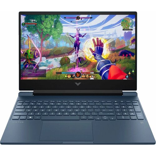 Ноутбук HP Victus 15-fa1041ci Core i5 13500H 16Gb SSD512Gb NVIDIA GeForce RTX 3050 6Gb 15.6" IPS FHD (1920x1080) Free DOS blue WiFi BT Cam (8F5J5EA)