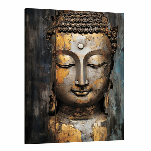 Интерьерная картина 50х70 "Будда и совершенствование духа"