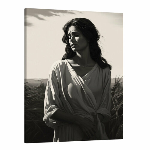 Интерьерная картина 50х70 "Портрет девушки"