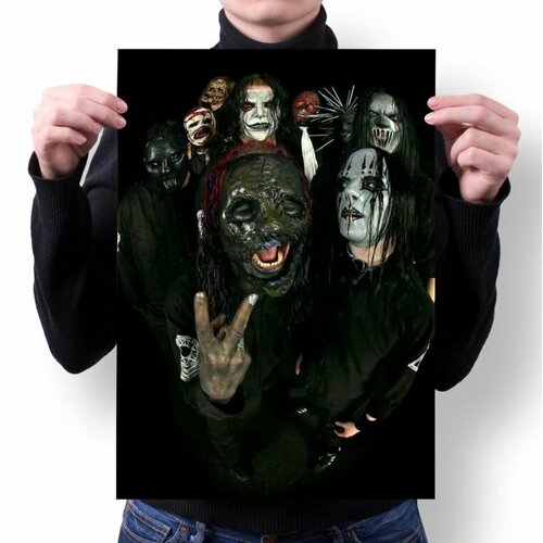 Плакат Slipknot, Слипнот №4, А2 (60-42 см)