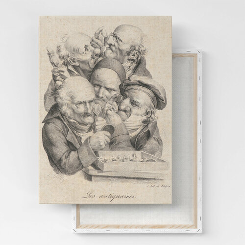 Картина на холсте, репродукция / Луи-Леопольд Буальи - The Antiquarians / Размер 40 x 53 см