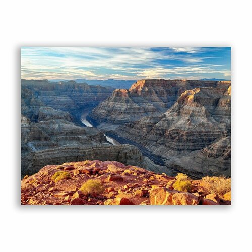 Постер, плакат на бумаге / Природа США - Большой каньон / Размер 80 x 106 см