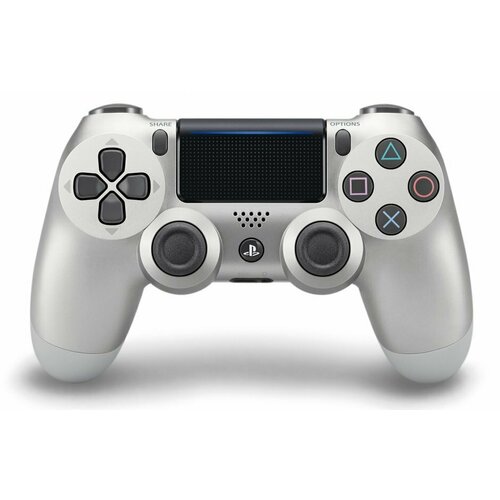 Беспроводной джойстик DualShock 4 для PS4, Смартфона и ПК - Серебро