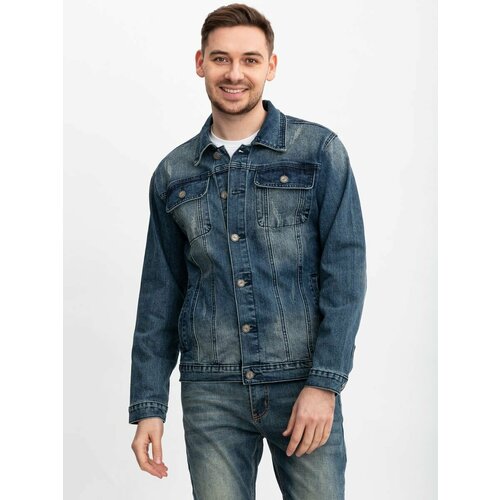 Джинсовая куртка RM shopping, размер 6XL, синий