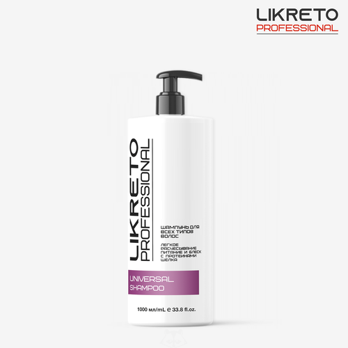 LiKreto Professional Шампунь для ежедневного применения pH 5.5, 1000 мл