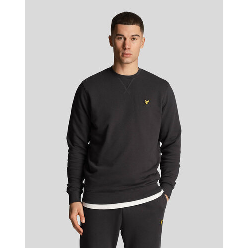 Свитшот Lyle & Scott Crew Neck Sweatshirt, размер XXL, серый, черный