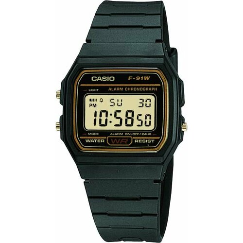 Наручные часы CASIO F-91WG-9Q, черный