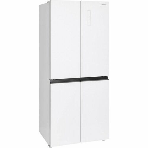 Холодильник NORDFROST RFQ 450 NFGW inverter, INVERTER, Total No Frost, 451 л, A++, Led освещение, Режимы Суперзаморозка до -32 С и Суперохлаждение до +2 С, белое мерцающее стекло