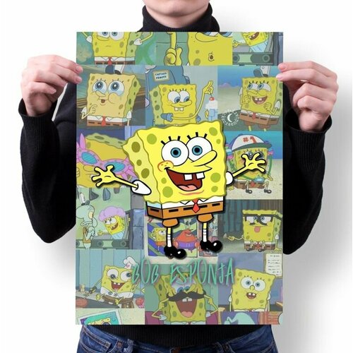 Плакат Губка Боб, SpongeBob №10, А2
