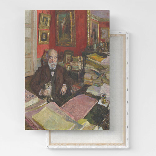 Картина на холсте, репродукция / Edouard Vuillard - Theodore Duret / Эдуар Вюйар / Размер 30 x 40 см
