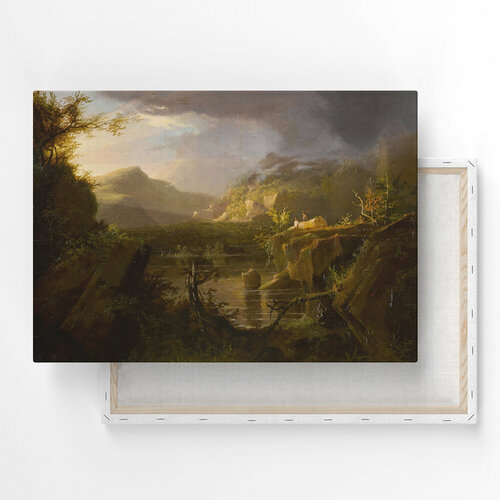 Картина на холсте, репродукция / Томас Коул - Romantic Landscape / Размер 40 x 53 см