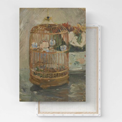 Картина на холсте, репродукция / Берта Моризо - The Cage / Размер 60 x 80 см