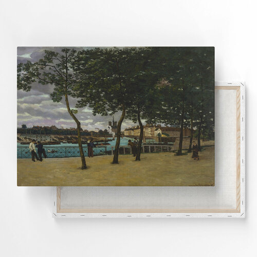 Картина на холсте, репродукция / Арман Гийомен - View of the Seine, Paris / Размер 30 x 40 см