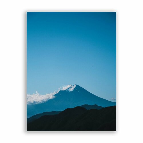 Постер, плакат на бумаге / Природа Японии - Горы / Размер 40 x 53 см