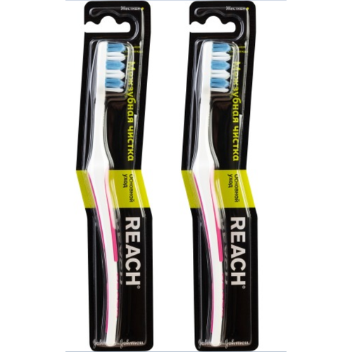 Зубная щетка Reach Interdental, межзубная чистка, жесткая, 2 шт.