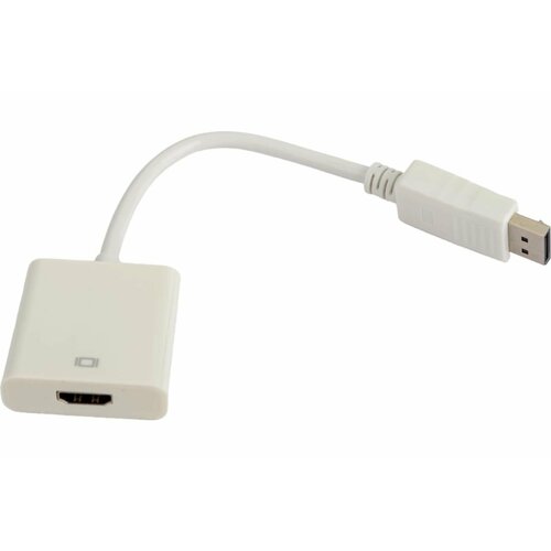 Переходник Cablexpert, DisplayPort - HDMI, 20M/19F, белый, пакет, A-DPM-HDMIF-002-W 16206474