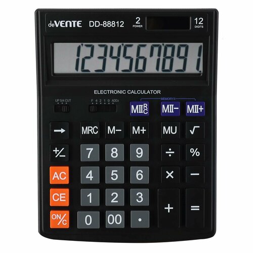 Калькулятор настольный, 200*150*35 мм, 12 разрядов deVENTE