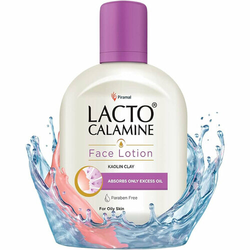 Face Lotion LACTO CALAMINE Kaolin clay, for Oily Skin, Piramal (Лосьон для проблемной кожи лакто каламин, для жирной кожи, Пирамал), 60 мл.