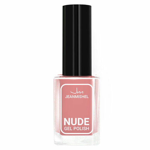 Лак для ногтей Jeanmishel Nude, с эффектом геля, тон: 377 розово-персиковый, 12 мл